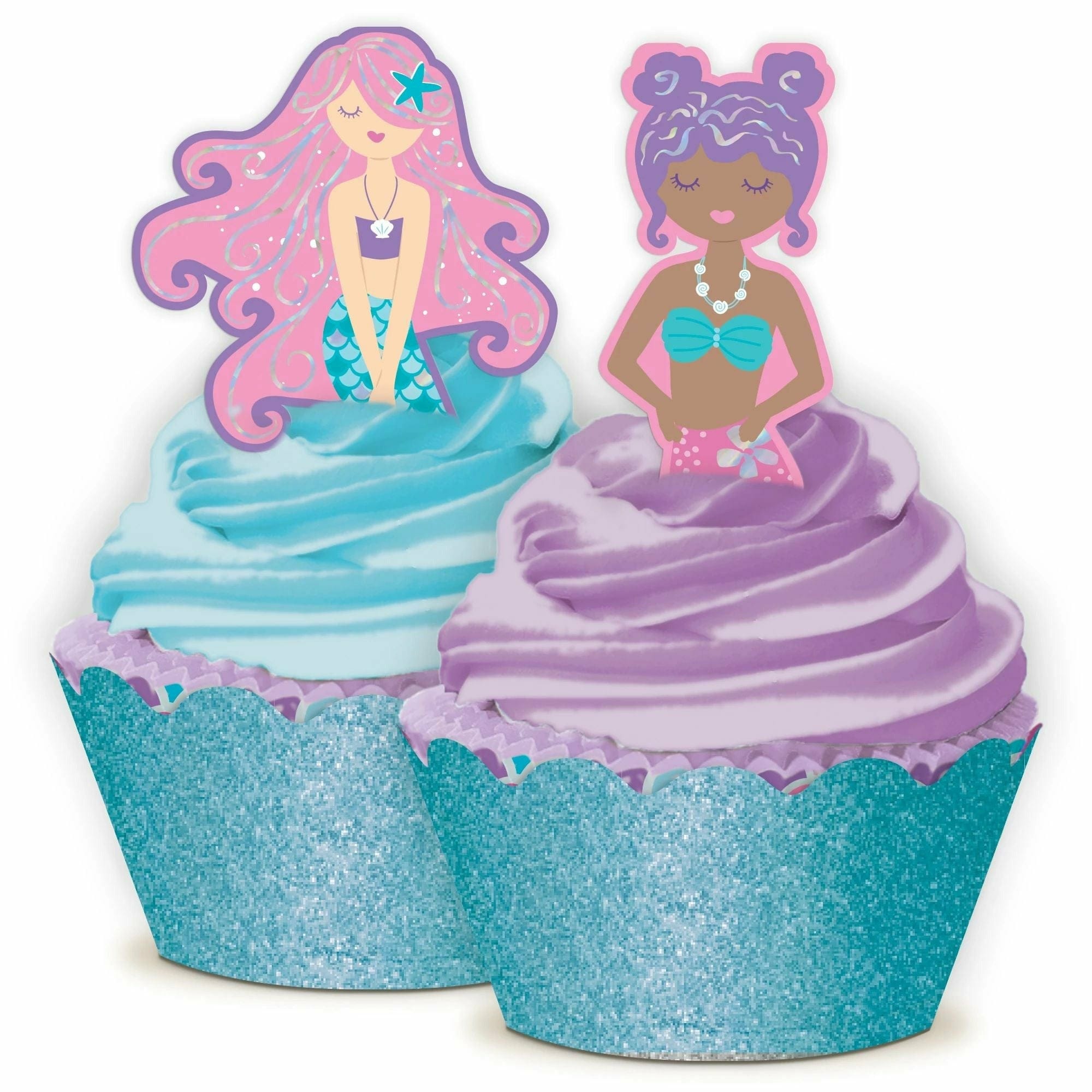 Mermaid Cupcake Kit – Pastry Flower